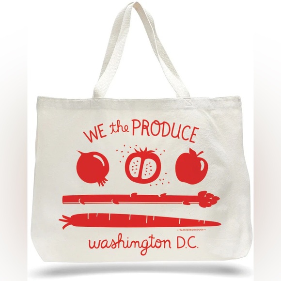 Bags | We The Produce Washington Dc Flag Tote Bag | Poshmark